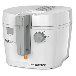 presto 05443 cooldaddy cool-touch deep fryer – white