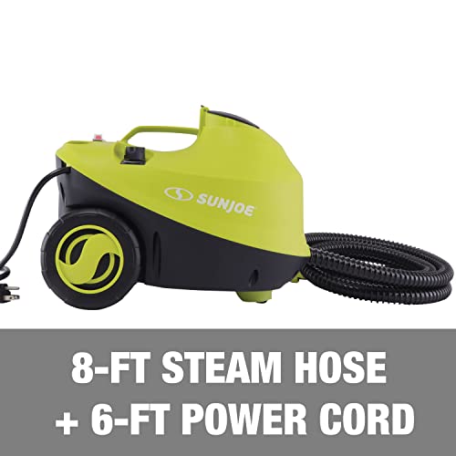 Sun Joe BDL-A0090 Heavy Duty Steamer, 212-Degree Steam Blast at 50-PSI, 30-Second Rapid Heating, On-Demand Continuous Fill Technology, Chemical Free Cleaning, Kills and Sanitizes 99.9% of Germs