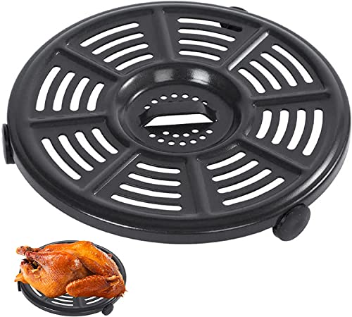 Air Fryer Crisper Plate for Ninja AF100 to AF150 and Ninja Pressure, Air Fryer Grill Pan Plate for Ninja FD302 FD401 Foodi OP300 to OP500,Air Fryer Accessories,Non-Stick Coating,Dishwasher Safe