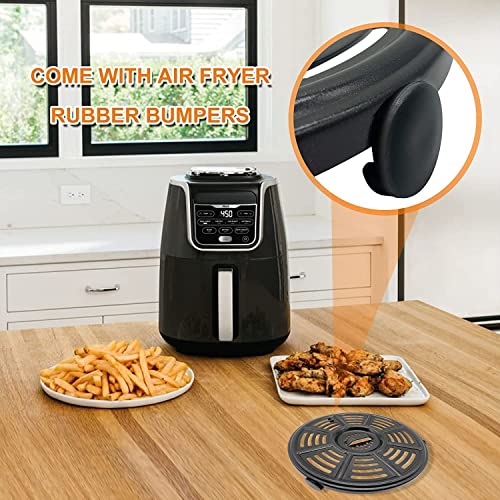 Air Fryer Crisper Plate for Ninja AF100 to AF150 and Ninja Pressure, Air Fryer Grill Pan Plate for Ninja FD302 FD401 Foodi OP300 to OP500,Air Fryer Accessories,Non-Stick Coating,Dishwasher Safe