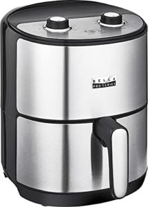 bella pro series 4.3-qt analog air fryer stainless steel