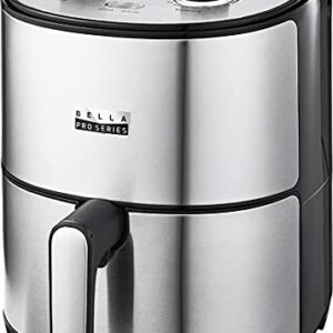 Bella Pro Series 4.3-qt Analog Air Fryer Stainless Steel