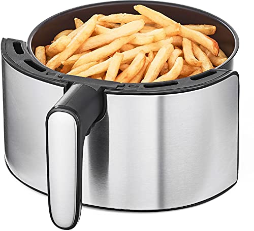 Bella Pro Series 4.3-qt Analog Air Fryer Stainless Steel