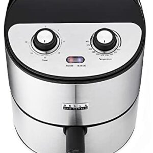 Bella Pro Series 4.3-qt Analog Air Fryer Stainless Steel