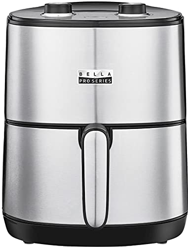 Bella Pro Series 4.3-qt Analog Air Fryer Stainless Steel