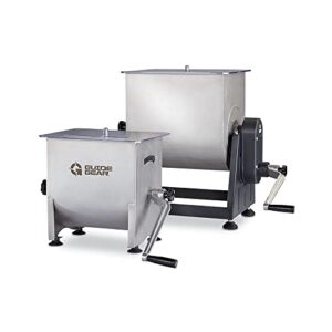 Guide Gear Stainless Steel Manual Meat Mixer Hand Tool Mixing Machine, 17 lb-4.2 Gallon Capacity, 4.2 Gallon Capacity