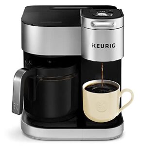 Keurig K-Duo Special Edition Coffee Maker, Silver & Under Brewer Storage Drawer, Coffee Pod Storage, Holds Upto 35 K-Cup Pods, Black