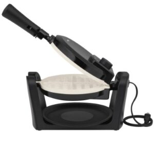 Oster Titanium-Infused DuraCeramic Flip Waffle Maker, Black (CKSTWFBF10W-TECO)