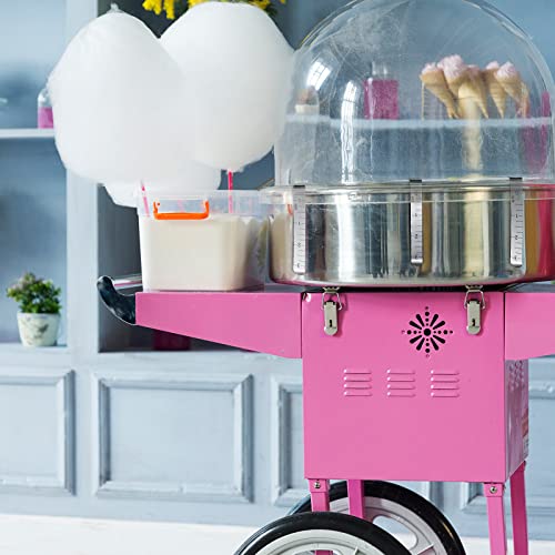 Cotton Candy Mesh and Clip Stabilizer Kit Cotton Candy Machine Parts with 4 Pieces Stainless Steel Clips Cotton Candy Machine Supplies for Most Cotton Candy Machine Candy Floss Maker 20 Inch Bowls