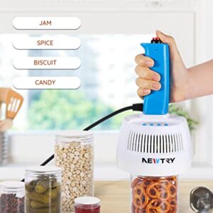 NEWTRY Induction Sealer Heat Handheld Sealing Machine Diameter 0.79’’-3.94’’ Electromagnetic Manual Power & Time Adjustable for Plastic Glass Bottles Caps(110V US Plug)