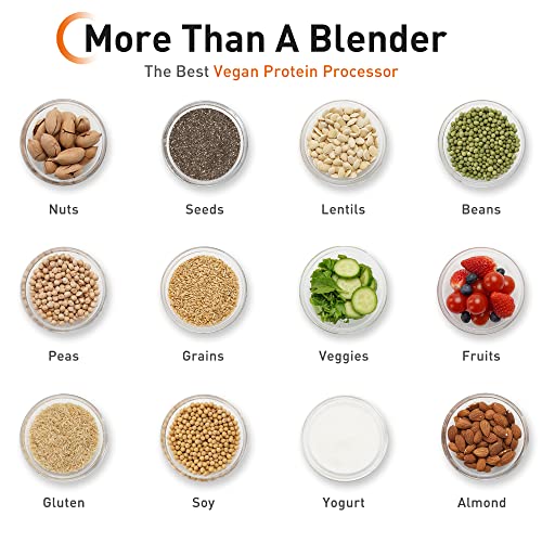 JOYOUNG Blender Fully Automatic, Soy Milk Maker, Glass Blender Cold and Hot with 8 Presets, Self-cleaning Blenders for Kitchen, Soup Maker, Almond Milk, Oat Milk, Shakes and Smoothies, Soy Milk.