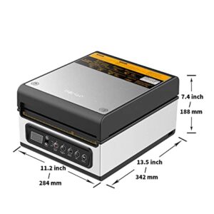 Wevac Chamber Vacuum Sealer, CV10, ideal for liquid or juicy food including Fresh Meats, Soups, Sauces and Marinades. Compact design, Heavy duty, Professional sealing width, Commercial machine