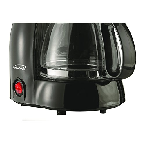 Brentwood Coffee Maker, 4-Cup, Black