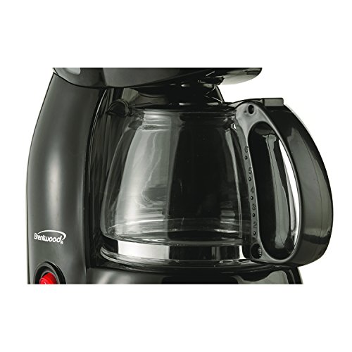 Brentwood Coffee Maker, 4-Cup, Black