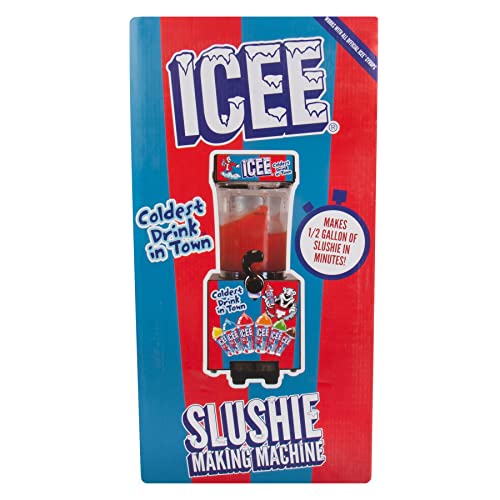 ICEE Slushie Machine. Genuine ICEE Home Countertop Slushie Maker. Creates up to 34Floz of Ice Cold ICEE Slushy. Officially Licensed ICEE Merchandise.