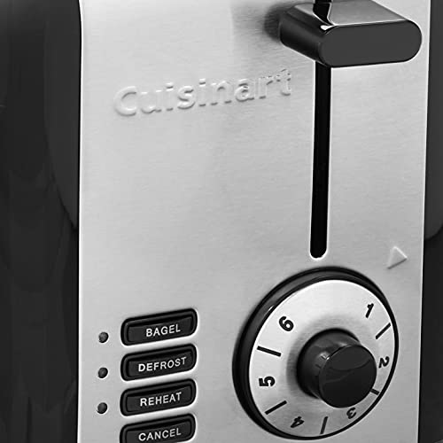 Cuisinart CPT-320P1 2-Slice Brushed Stainless Hybrid Toaster, Stainless Steel