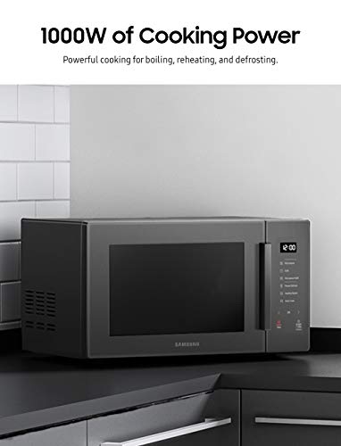 Samsung MG11T5018CC Countertop Oven with 1.1 Cu. Ft. Capacity Element Counter Top Grill Microwave, Charcoal