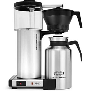 technivorm moccamaster 39340 cdt grand coffee maker, 60 ounce, silver