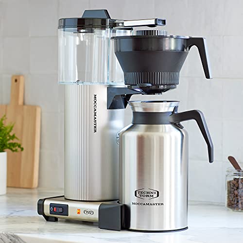 Technivorm Moccamaster 39340 CDT Grand Coffee Maker, 60 Ounce, Silver