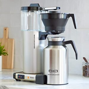 Technivorm Moccamaster 39340 CDT Grand Coffee Maker, 60 Ounce, Silver