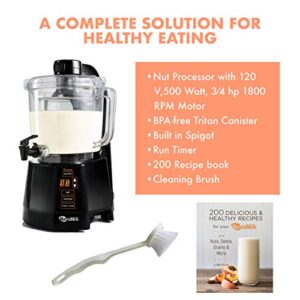 NutraMilk Nut Processor Machine, Nut Milk Maker Machine and Nut Butter Food Processor, Makes Non Dairy, Vegan, Plant Based, Alternative Milk Drinks, Shakes, Smoothies and Homemade Peanut, Almond and Seed Butters