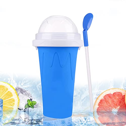 Slushy Maker Cup, Portable Slushie Maker Squeeze Cup, Magic Quick Frozen Slushie Cup, DIY Homemade Smoothie Cups Ice Cream Maker for Children and Family