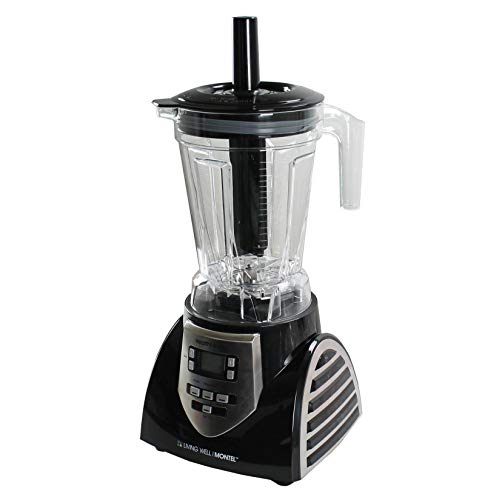 Healthmaster Elite JLA-8 Professional Countertop Blender, Emulsifier 1200-Watt with 60-oz BPA Free Jar Stainless Steel Blades for Frozen Drinks, Smoothies, Sauces & More, Black