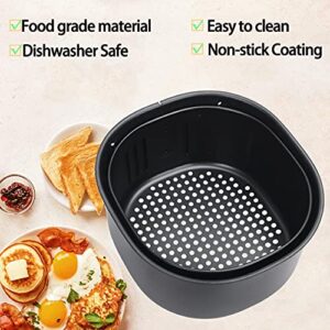 Air Fryer Inner Basket & Outer Basket for Power Air Fryer XL 5.3qt,Air Fryer Basket Set for Gowise USA Air Fryer 5.8qt,Non-Stick Fry Basket for Dash Deluxe 6qt Air Fryer,Air Fryer Accessories