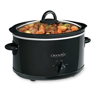 crock-pot 4-quart manual slow cooker, black