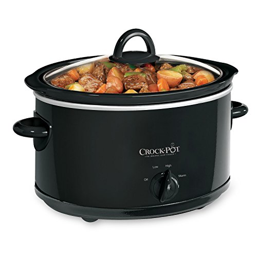 Crock-Pot 4-Quart Manual Slow Cooker, Black