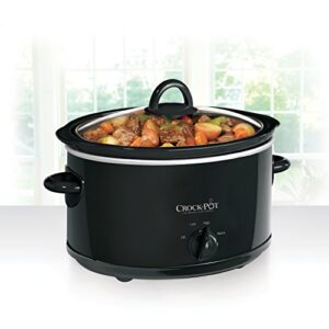 Crock-Pot 4-Quart Manual Slow Cooker, Black