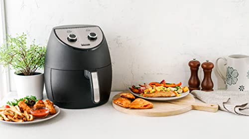 4.2qt Air Fryer Black Matte