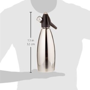 iSi North America Stainless Steel Soda Siphon, 1 Quart, Stainless