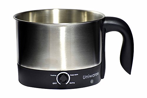 70019 Uniware 1.2 Liter Stainless Steel 304 Electric Cooker With Rotating Base