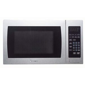 magic chef cu. ft. 900w countertop oven with stainless steel front mcm990st 0.9 cu.ft. microwave, 9