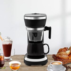 JAVASTARR Coffee Maker with Grinder Built in, Coffee Grinder and Maker All in One, Bean to Cup Grind and Brew Coffee Maker, Capacity 12-15 Oz Steam Pressure Technology Grinding Coffee Makers