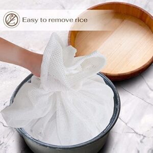 Rice Net Sushi Rice Cooking Net Rice Cooker Polyester Napkin Reusable Made in Japan (L Size (40"x40"))