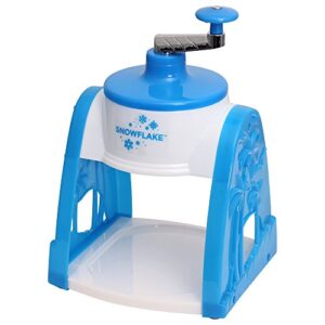 time for treats vkp1101 snowflake snow cone maker, small, white and blue