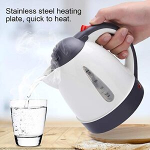 Kettle Electric- Portable 1000ml 12V Travel Car Truck Kettle Water Heater Bottle for Tea Coffee Making