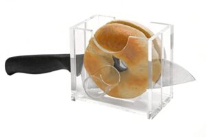 bagel cutter for jewish holidays, happy hanukkah gifts for women or men – roshashana, chanukah, passover – acrylic slicer