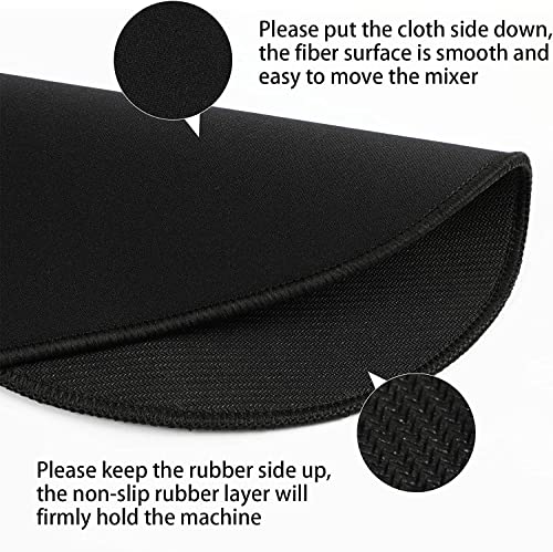 Stand Mixer Sliding Mat for Kitchenaid Mixer, Mixer Mover Slider Mat Compatible with Kitchenaid 4.5-5 Qt Tilt-Head Stand Mixer, Coffee Maker Slider Mat Kitchen Appliances with 2pc Cord Organizers