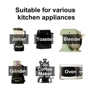 Appliance Sliders for Kitchen Appliances, DIY Teflon Coffee Maker Slider, 12 PCS Coffee Pot Slider Tray Alternatives