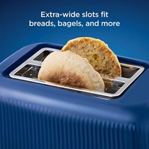 Oster® Retro 2-Slice Toaster with Quick-Check Lever, Extra-Wide Slots, Impressions Collection, Blue