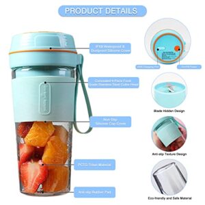 BLUWTE Portable Blender with Ice Cube Mold, USB Rechargeable Personal Blender …