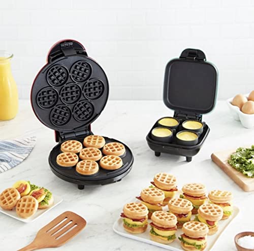 Express Waffle Bite Maker Red