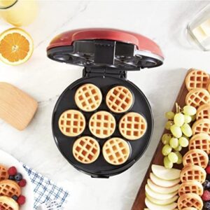 Express Waffle Bite Maker Red