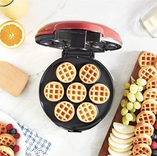 Express Waffle Bite Maker Red