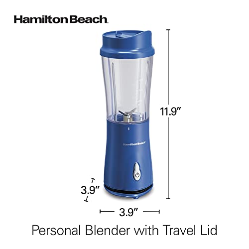 Generic Personal Blender, Shakes and Smoothies with BPA-Free Personal Blender, Blender shake Smoothie for Kitchen Personal Size Blenders,Fits Most Car Cup Holders,14 oz (Dark Blue)