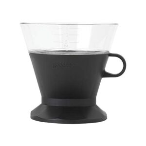 goodcook koffe bpa-free plastic auto-drip pour over coffee maker with #2 paper filters