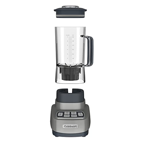 Cuisinart BFP-650GM Velocity Ultra Trio 1 HP Blender/Food Processor with Travel Cups, Gun Metal compact 9